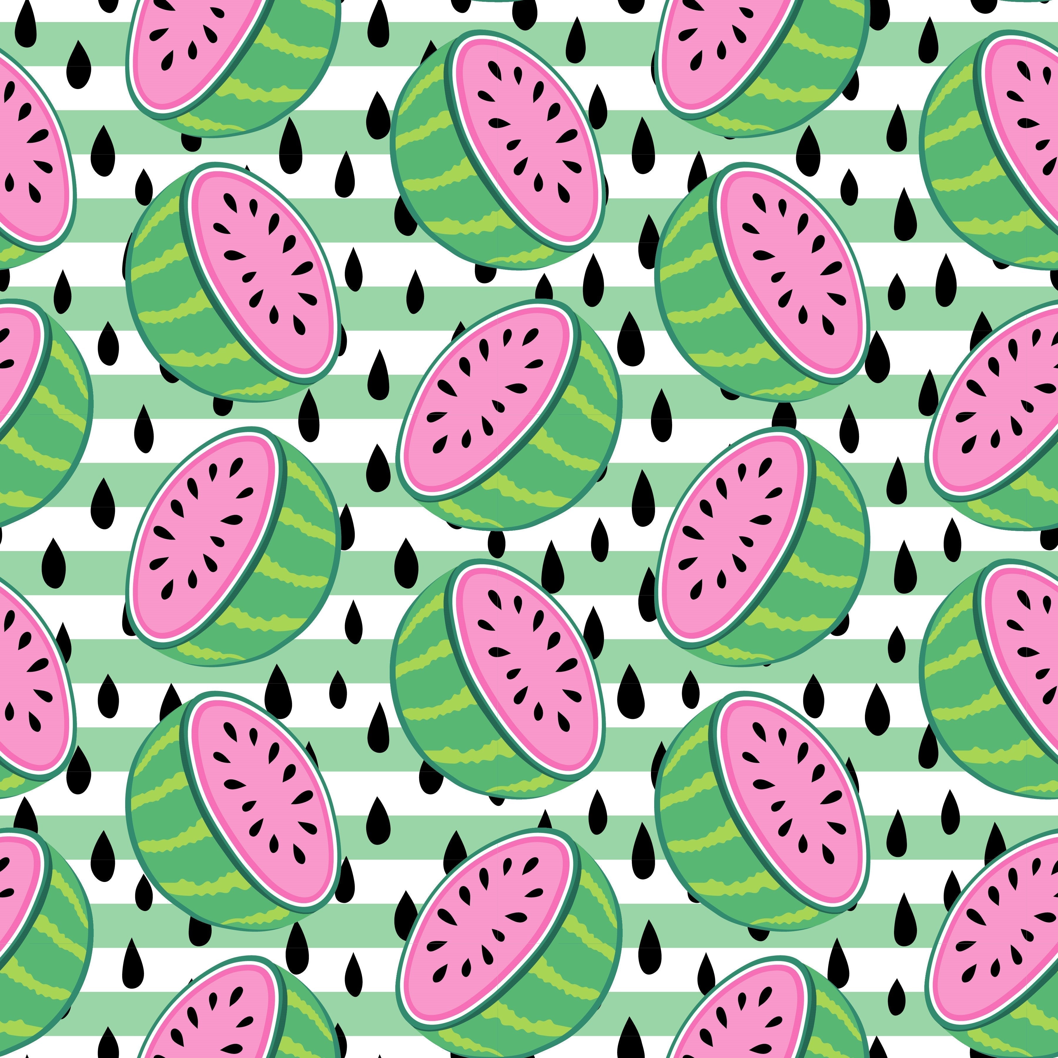 Watermelons Patterned Vinyl 12" x 12"