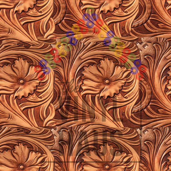 Tooled Leather Background