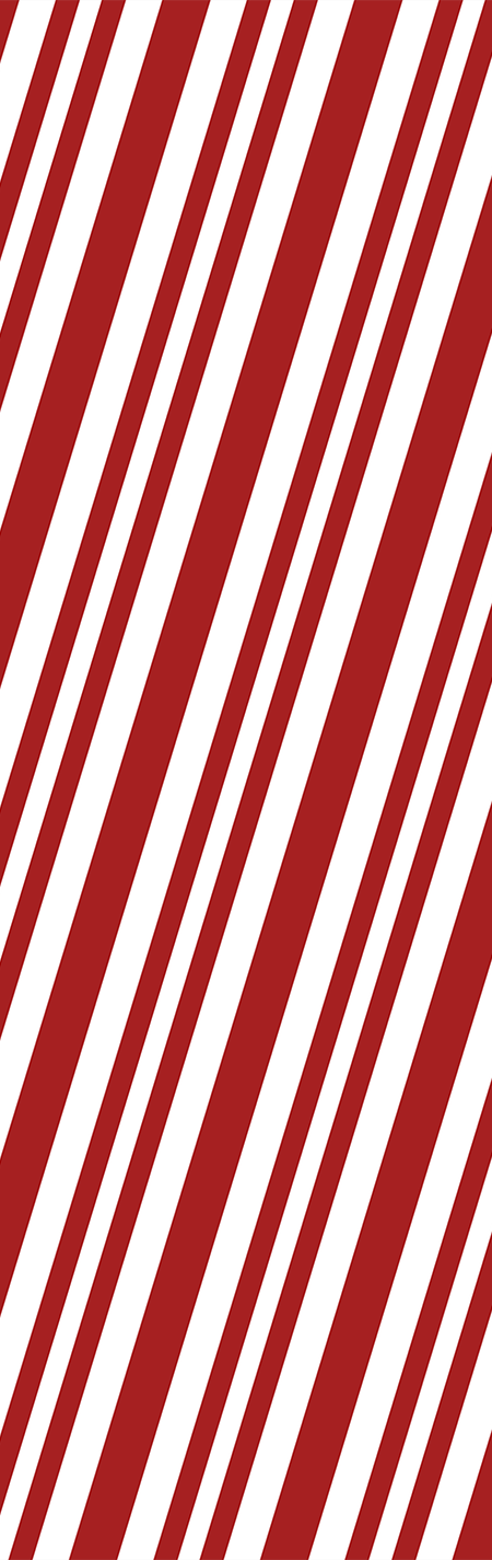 Candy Cane Striped Pen Wrap 1.5 x 4.75